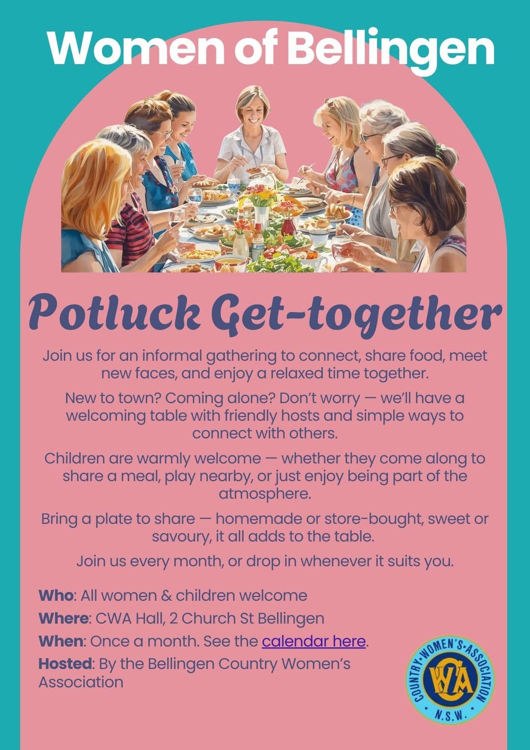 Women of Bellingen Potluck Get-together - 2 Triple B FM